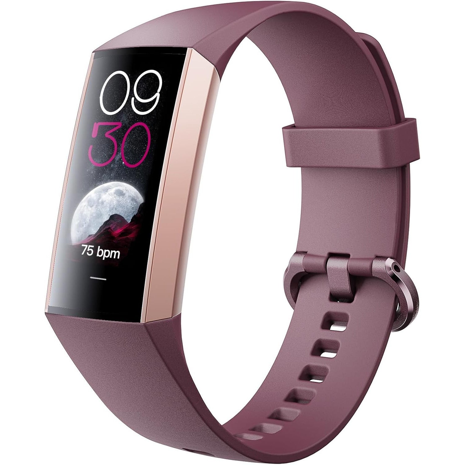 Findtime Purple Slim Fitness Smartwatch – Pedometer & Heart Rate ...