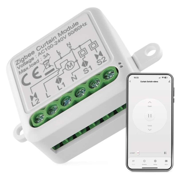 IP Rolling Smart Curtain Module 1CH ZigBee – EMOS – TUYA – Gomix Brands ...